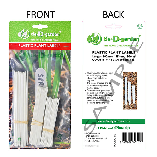 Plastic Plant Labels - tiedgarden.com