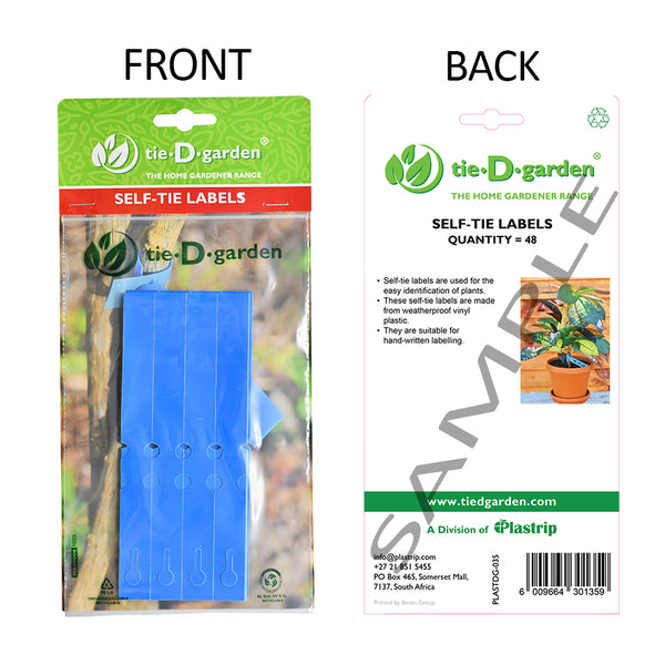 Self-Tie Labels - Assorted Colours - tiedgarden.com