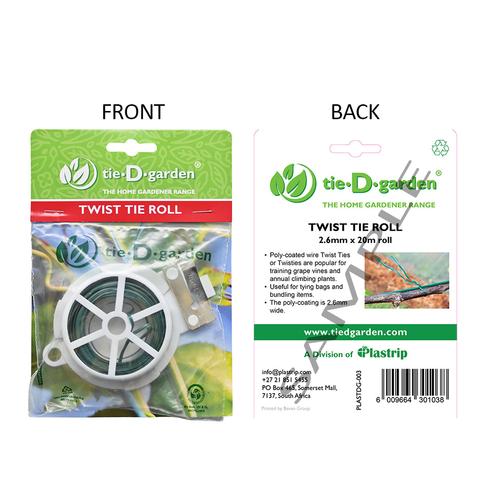 Twist Tie Roll - tiedgarden.com